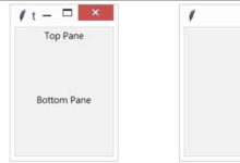 Tkinter 在PanedWindow内插入不同控件|极客笔记