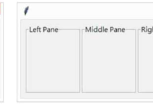 Tkinter 在PanedWindow内插入不同控件|极客笔记