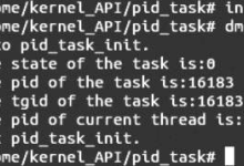 Linux内核API find_get_pid|极客笔记