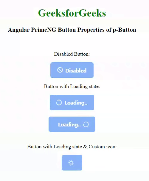 Angular PrimeNG p-button属性|极客教程 Angular PrimeNG p-button属性|极客教程