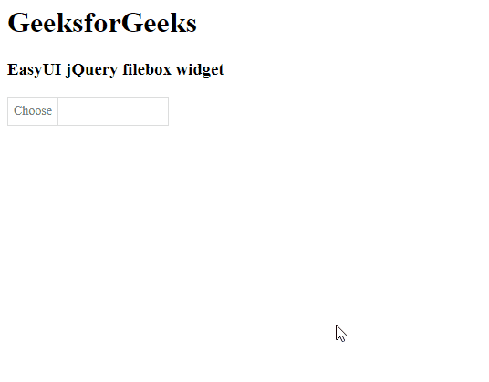 EasyUI jQuery fileBbox widget|极客教程 EasyUI jQuery fileBbox widget|极客教程