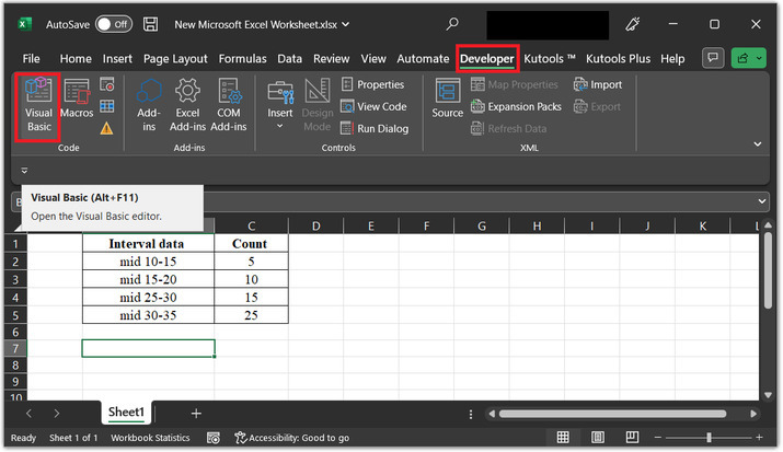  Excel 