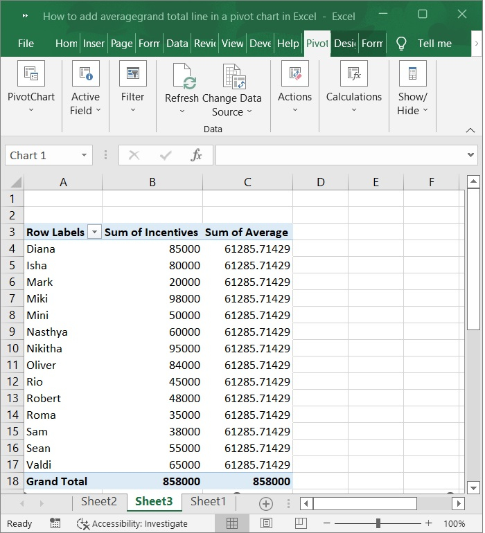  Excel 