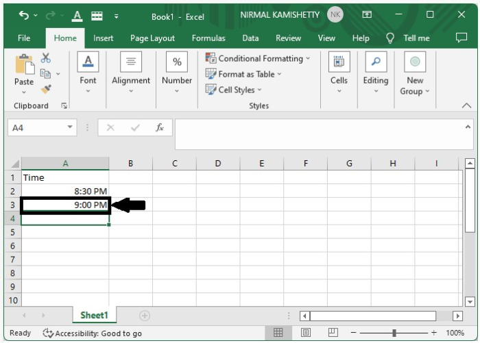  Excel 