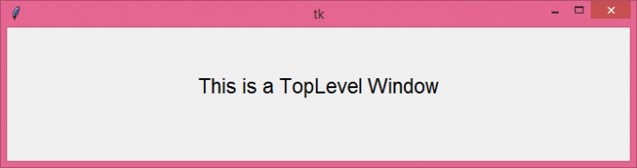 Tkinter wait window 