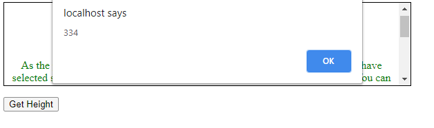 JavaScript 如何获取元素的渲染高度|极客教程