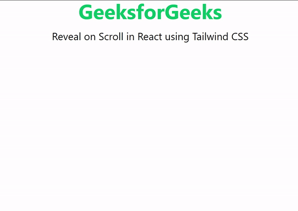 如何使用tailwind Css在react中实现滚动时的元素显示极客教程